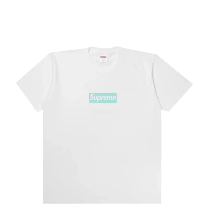 Supreme Tiffany & Co. Box Logo Tee White | Sneakershop91.com